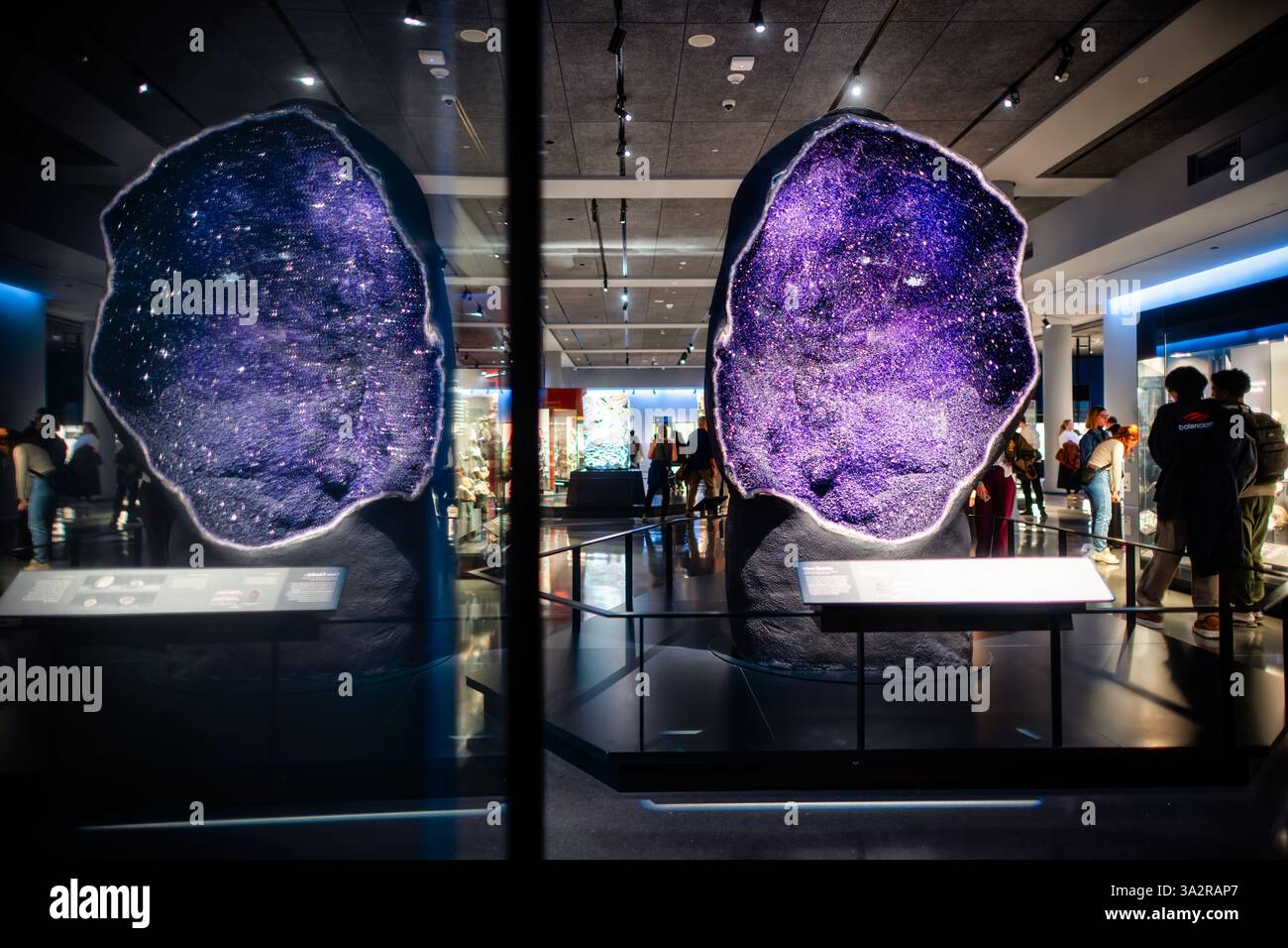 NEW YORK CITY, United States — A massive amethyst geode from the Bolsa ...