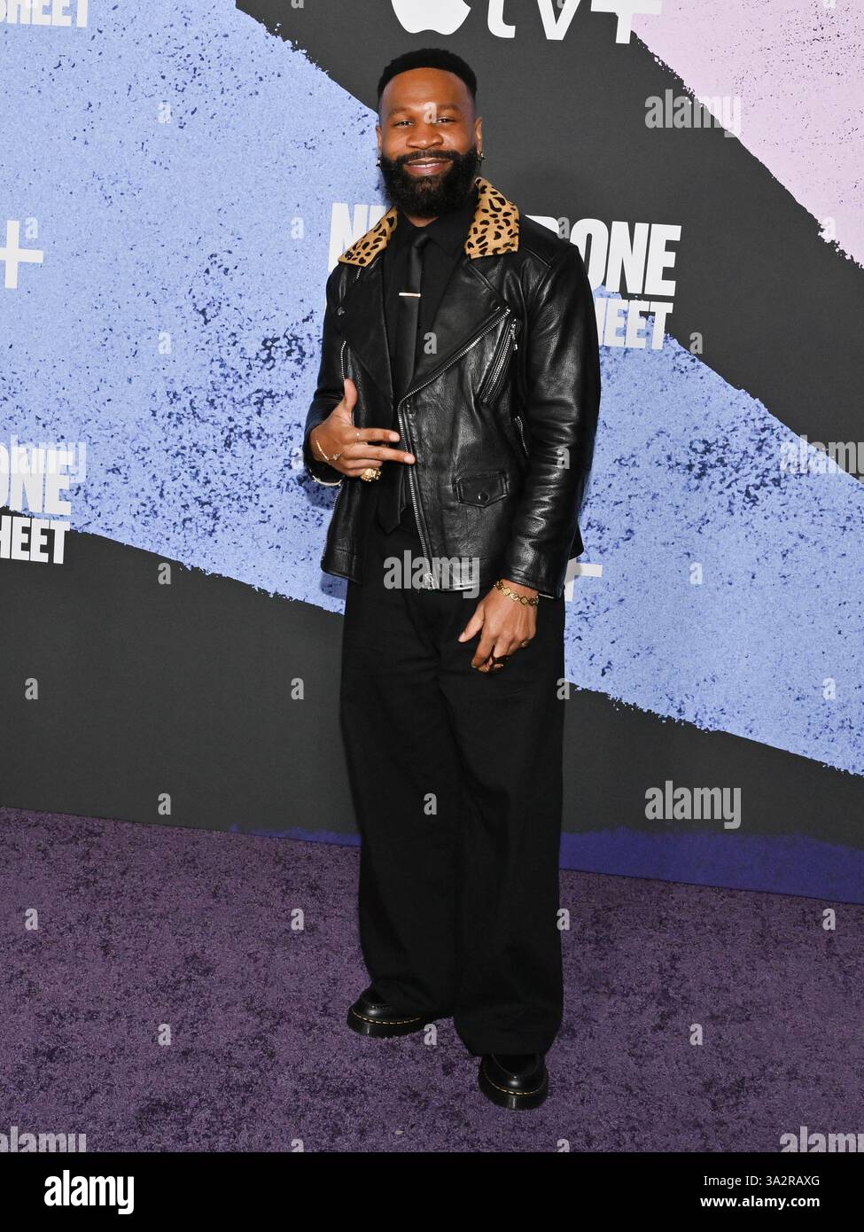 March 12, 2025, Hollywood, California, USA: Johnny Ray Gill attends ...