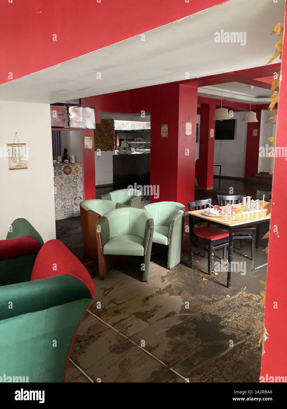 The inside of the Saracen's Head pub on Dunstable High Street following ...