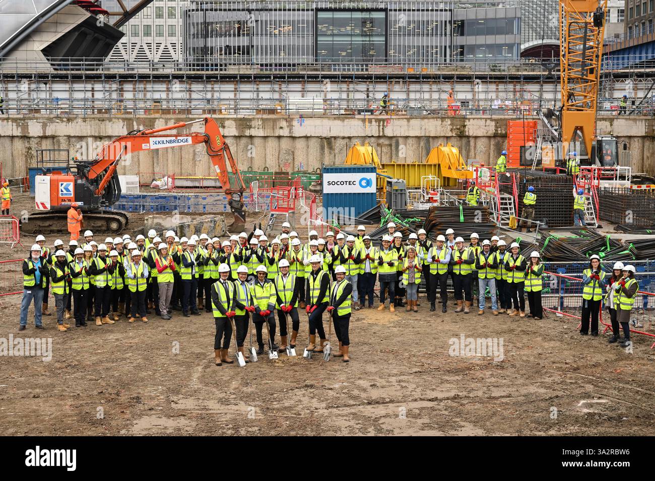 EDITORIAL USE ONLY (Front left to right) Grant Bourhill Managing ...