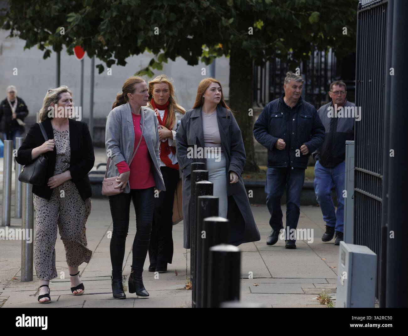 Katie Simpson's family and friends arrive at the Coroner's Court in ...