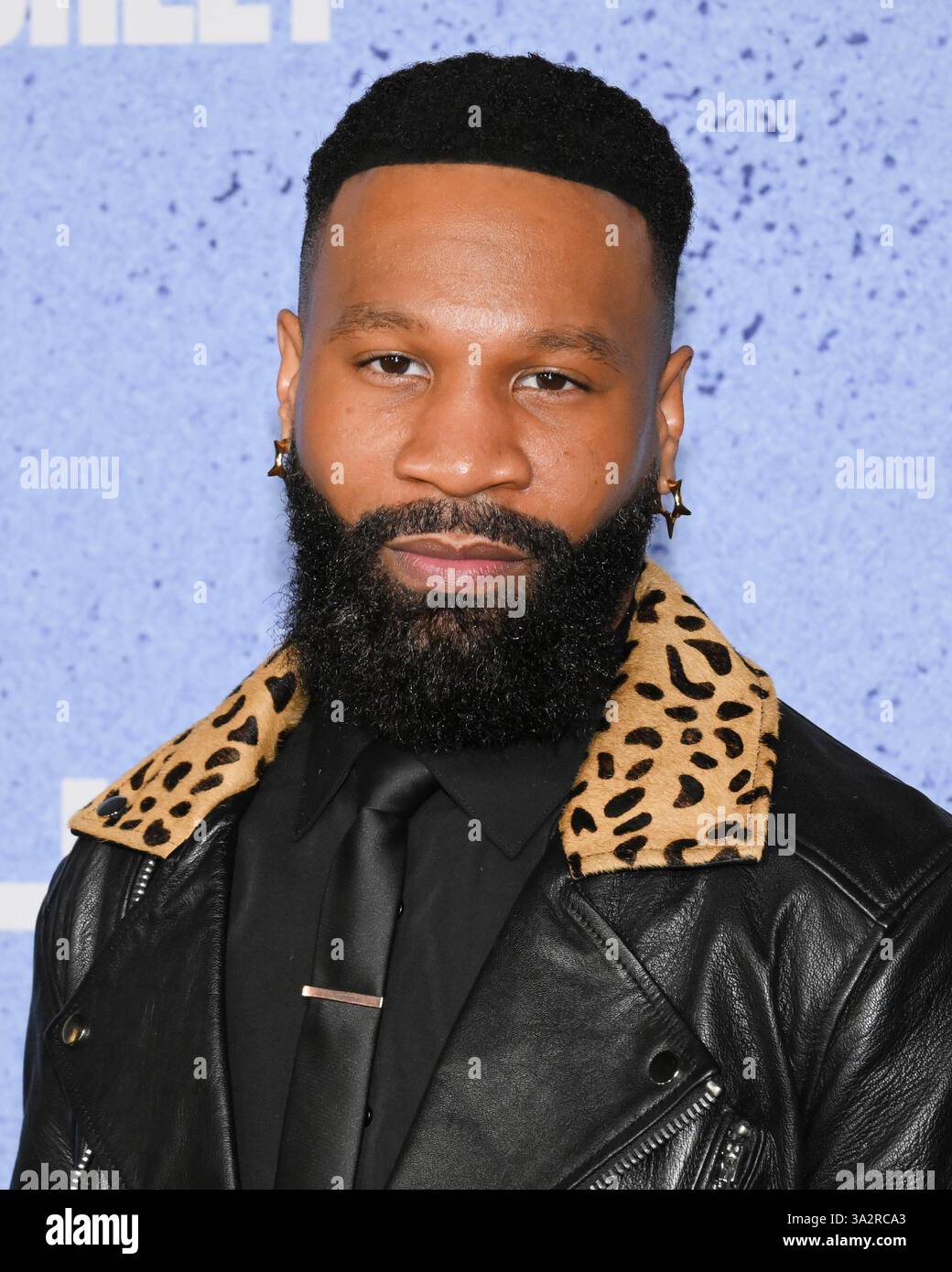 March 12, 2025, Hollywood, California, USA: Johnny Ray Gill attends ...