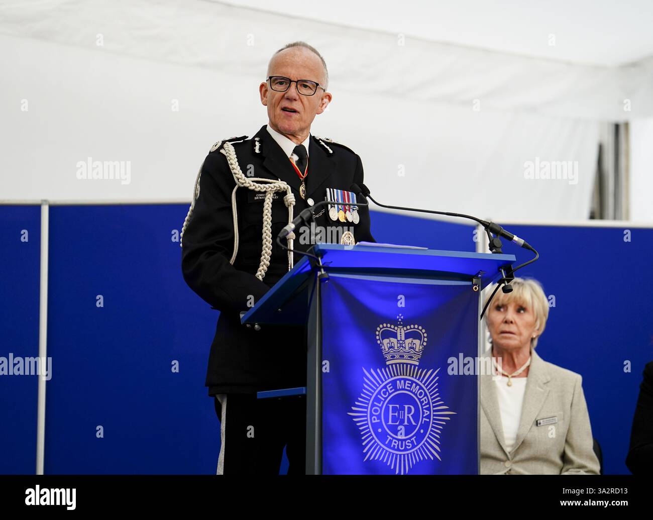 Sir Mark Rowley, Commissioner of the Metropolitan Police, during the ...