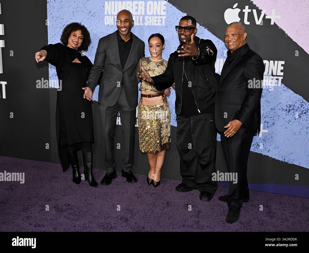 Hollywood, California, USA. 12th Mar, 2025. (L-R) Shola Lynch, Datari ...