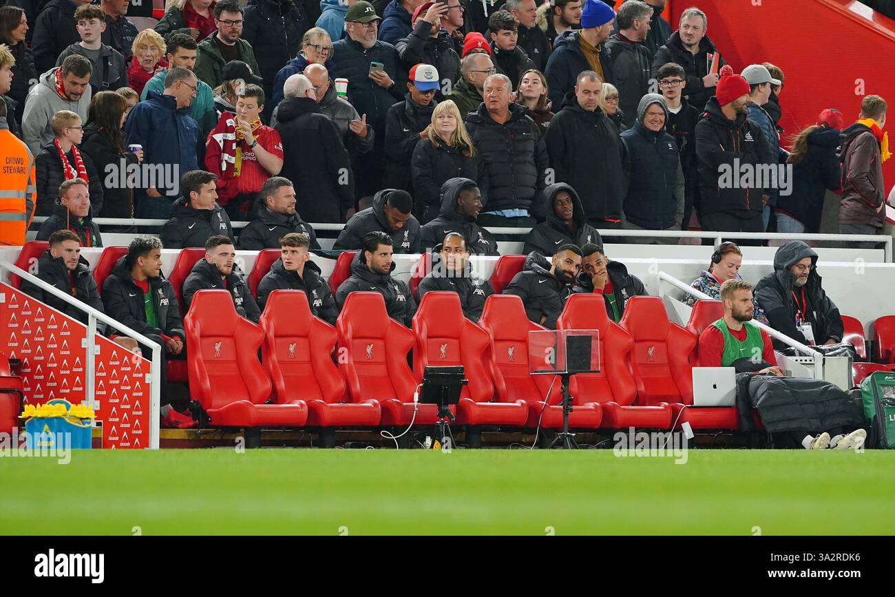 Liverpool's Alexis Mac Allister, Luis Diaz, Andrew Robertson, Tyler ...