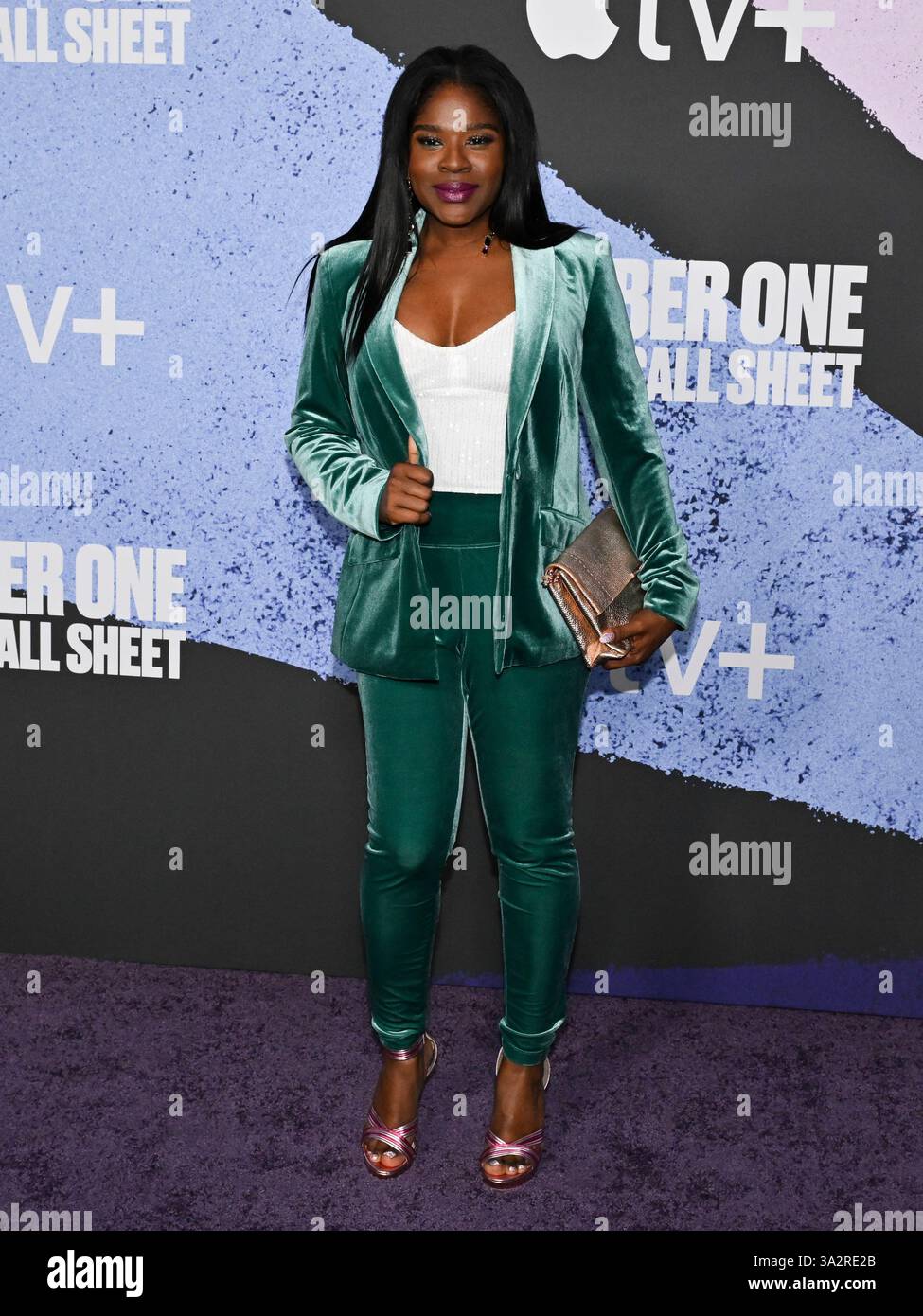 Hollywood, California, USA. 12th Mar, 2025. Edwina Findley. Apple TV 's ...