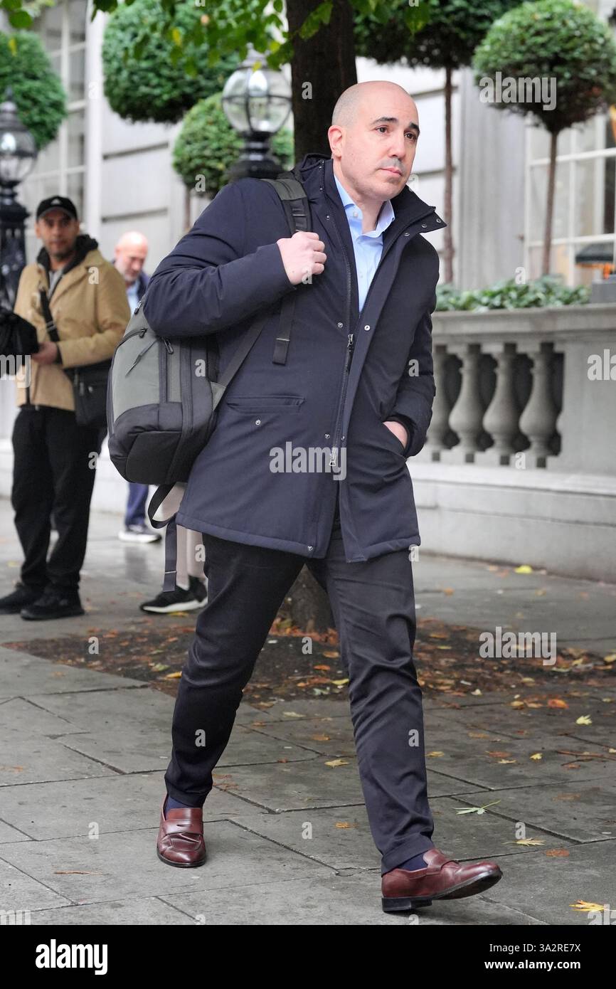 Manchester United CEO, Omar Berrada, following a Premier League ...