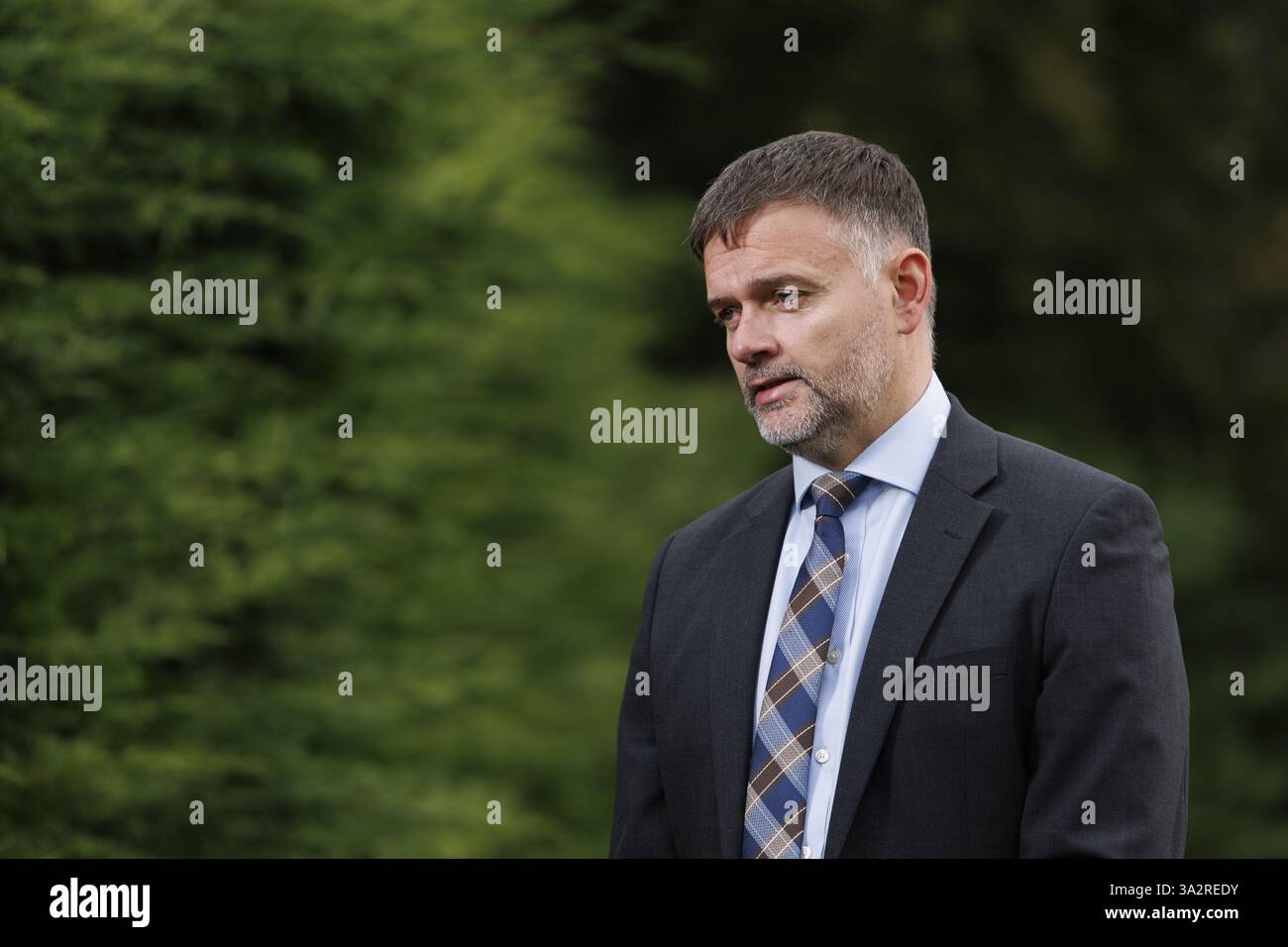 Detective Inspector James Callander during an interview ahead of the ...