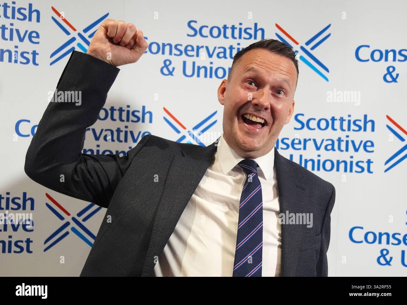 Russell Findlay after he is announced as new Scottish Conservatives ...