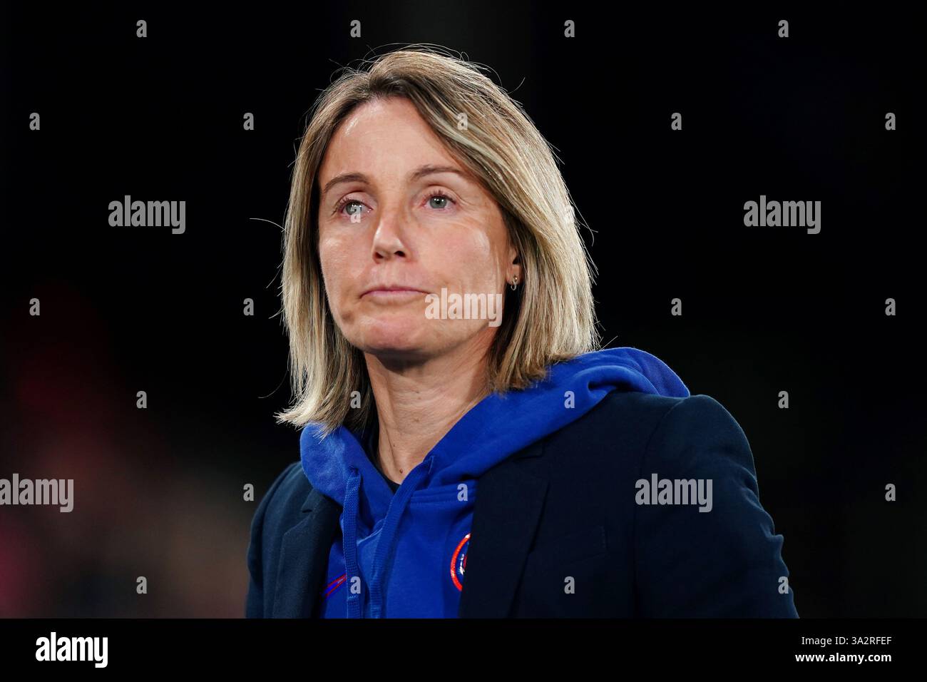 Chelsea manager Sonia Bompastor ahead of the Barclays Women's Super ...
