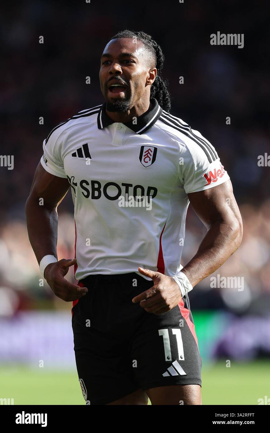 Fulham’s Adama Traore during the Premier League match at the City ...