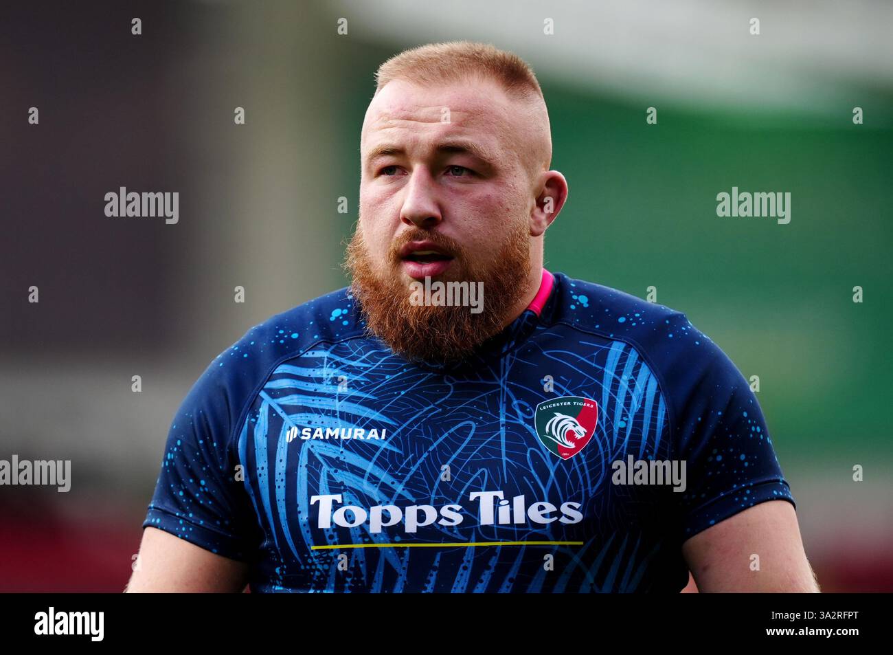 Leicester Tigers' Joe Heyes during the Gallagher Premiership match at ...
