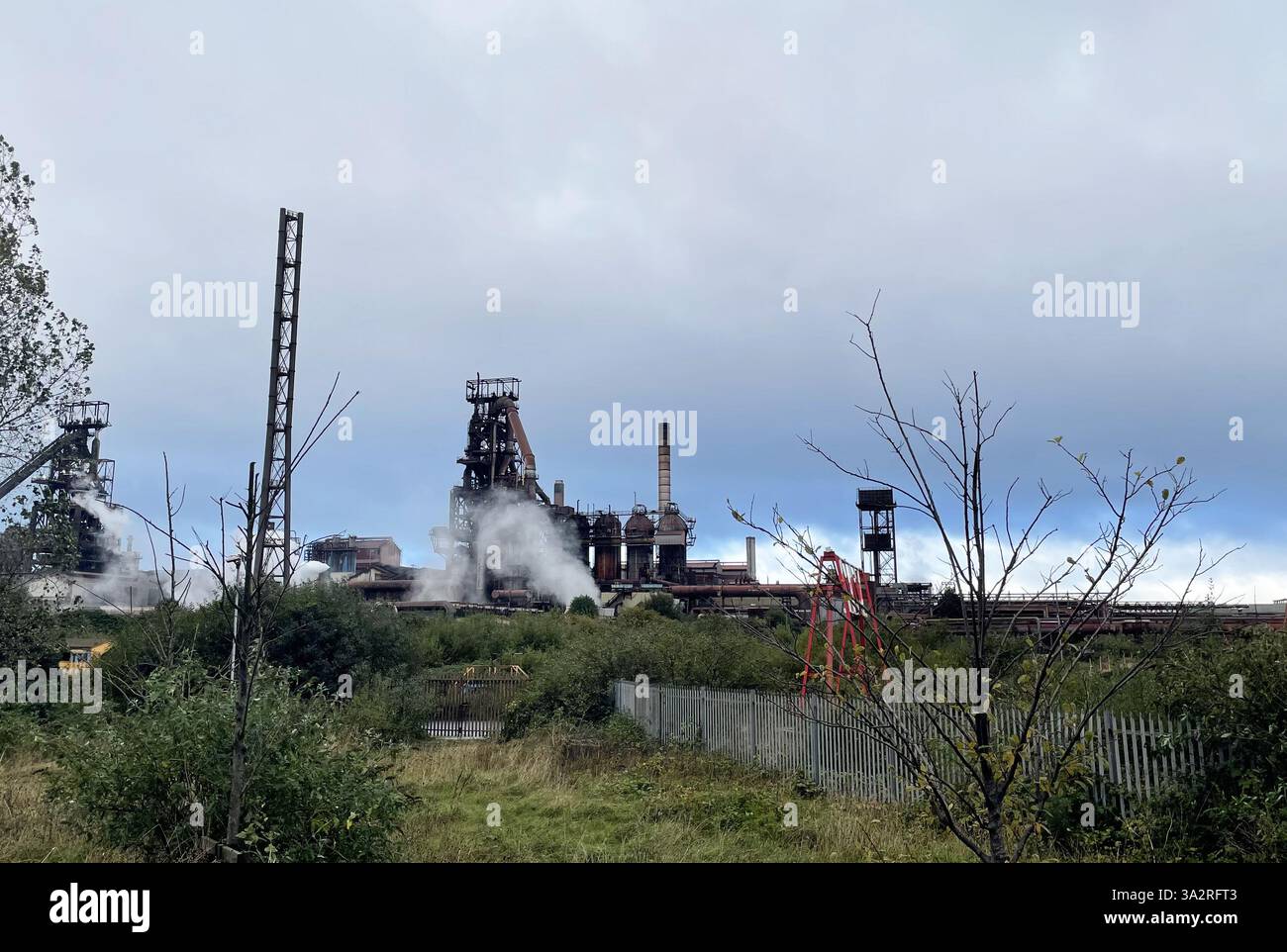 Tata Steel in Port Talbot, as the last blast furnace at one of the ...