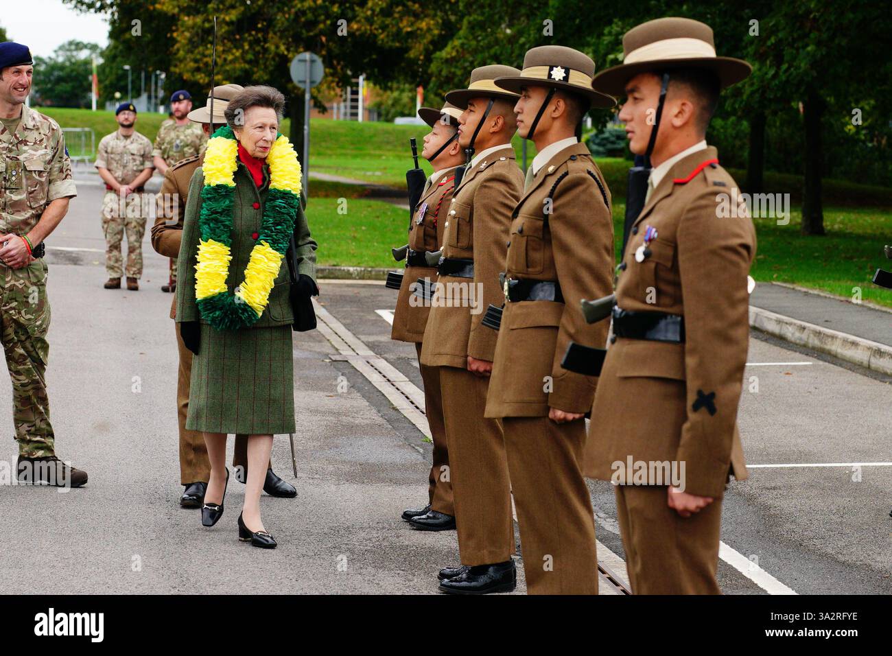 The Princess Royal, Colonel-in-Chief of the Royal Logistic Corps ...