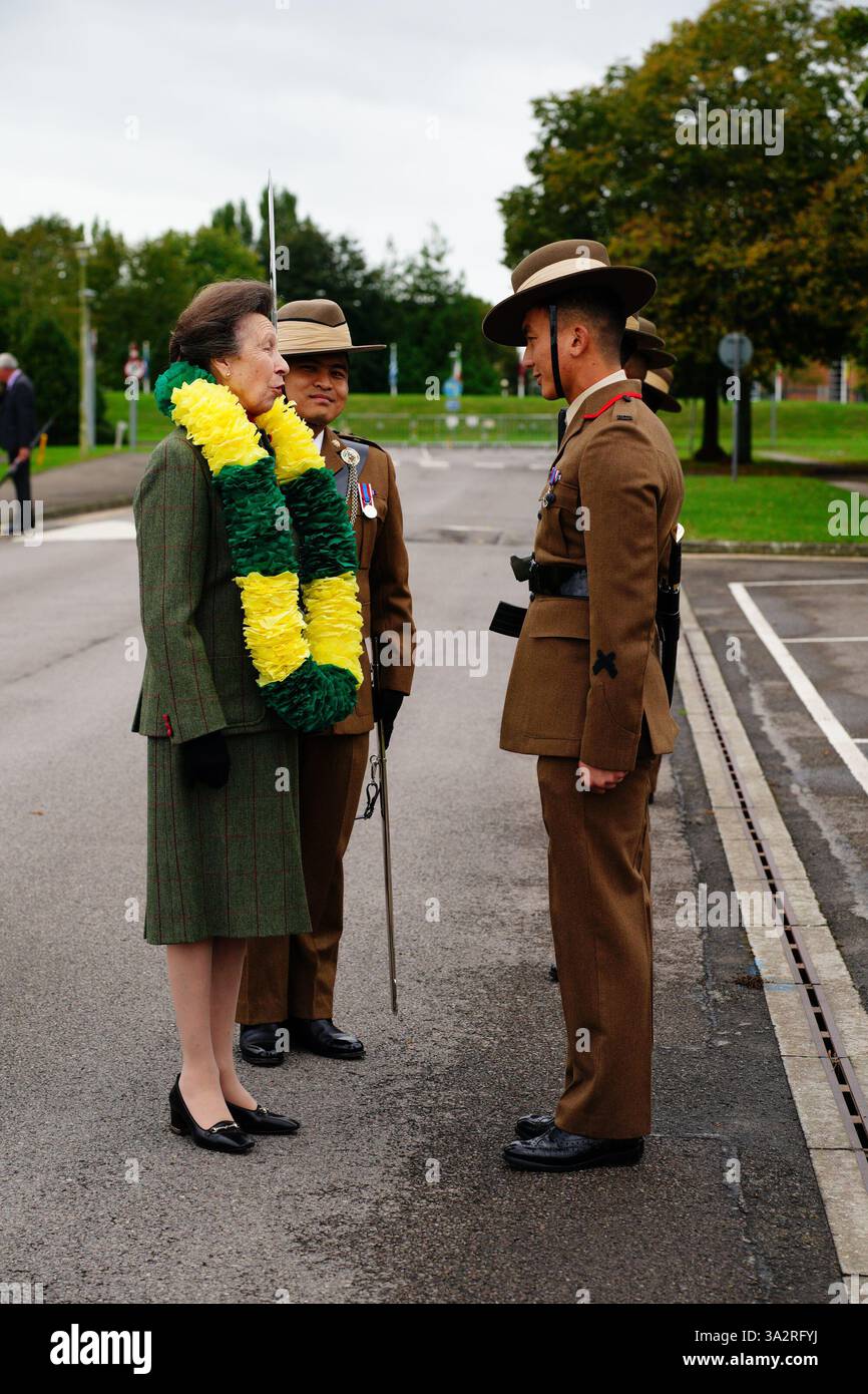 The Princess Royal, Colonel-in-Chief of the Royal Logistic Corps ...