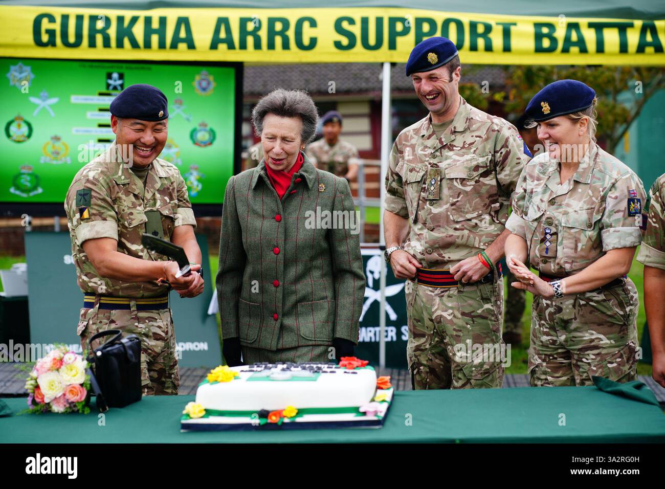 The Princess Royal, Colonel-in-Chief of the Royal Logistic Corps, is ...