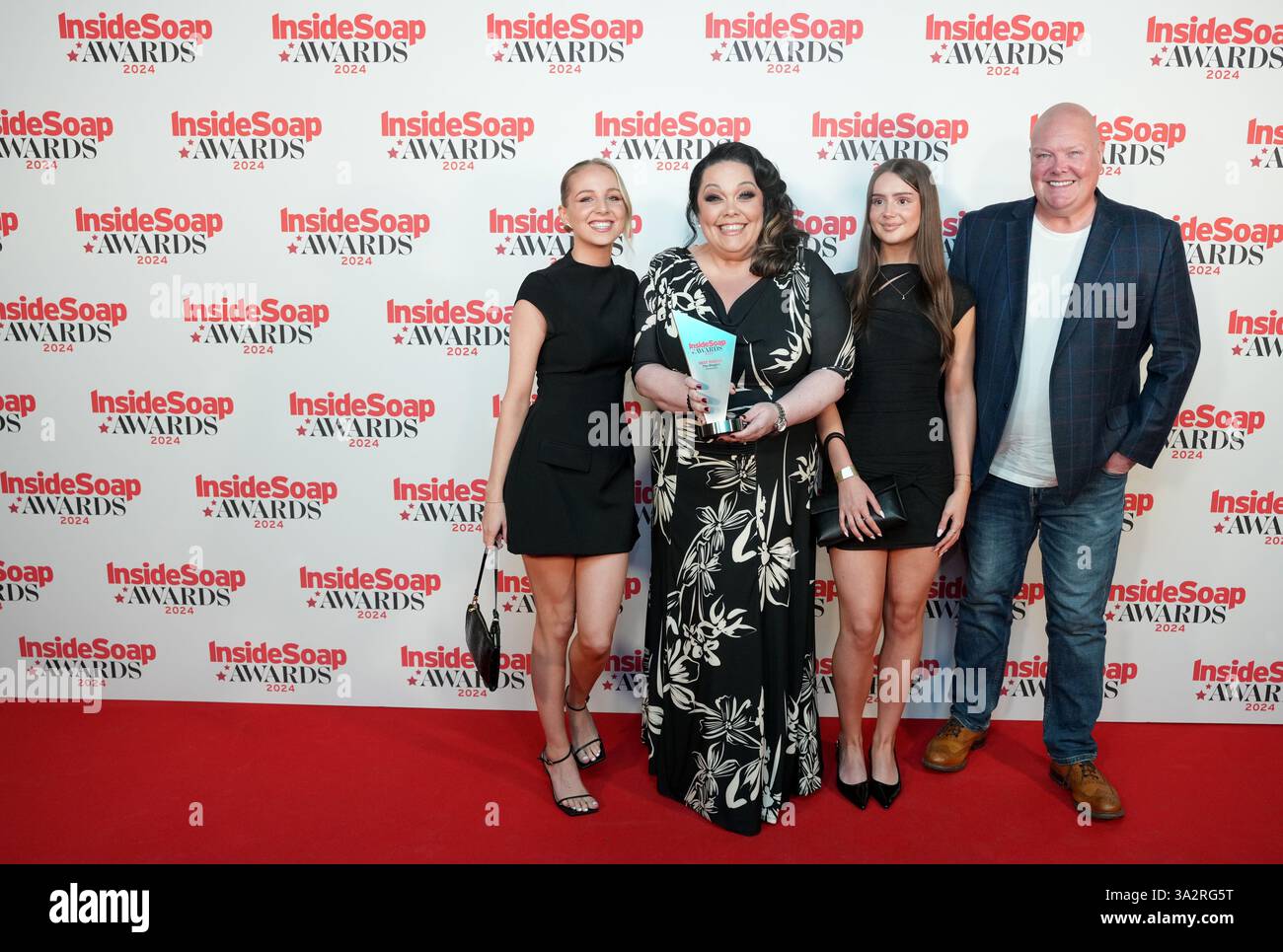 (left to right) Eden Taylor-Draper, Lisa Riley, Katie Hill and Dominic ...