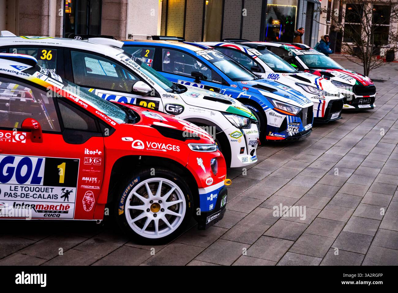 01 BONATO Yoann, BOULLOUD Benjamin, Citroën C3 Rally2, Trajectus ...