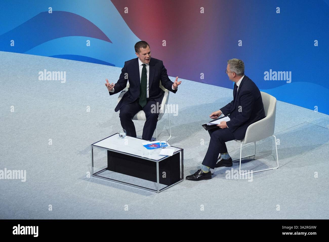 Conservative Party leadership candidate Robert Jenrick taking part in a ...