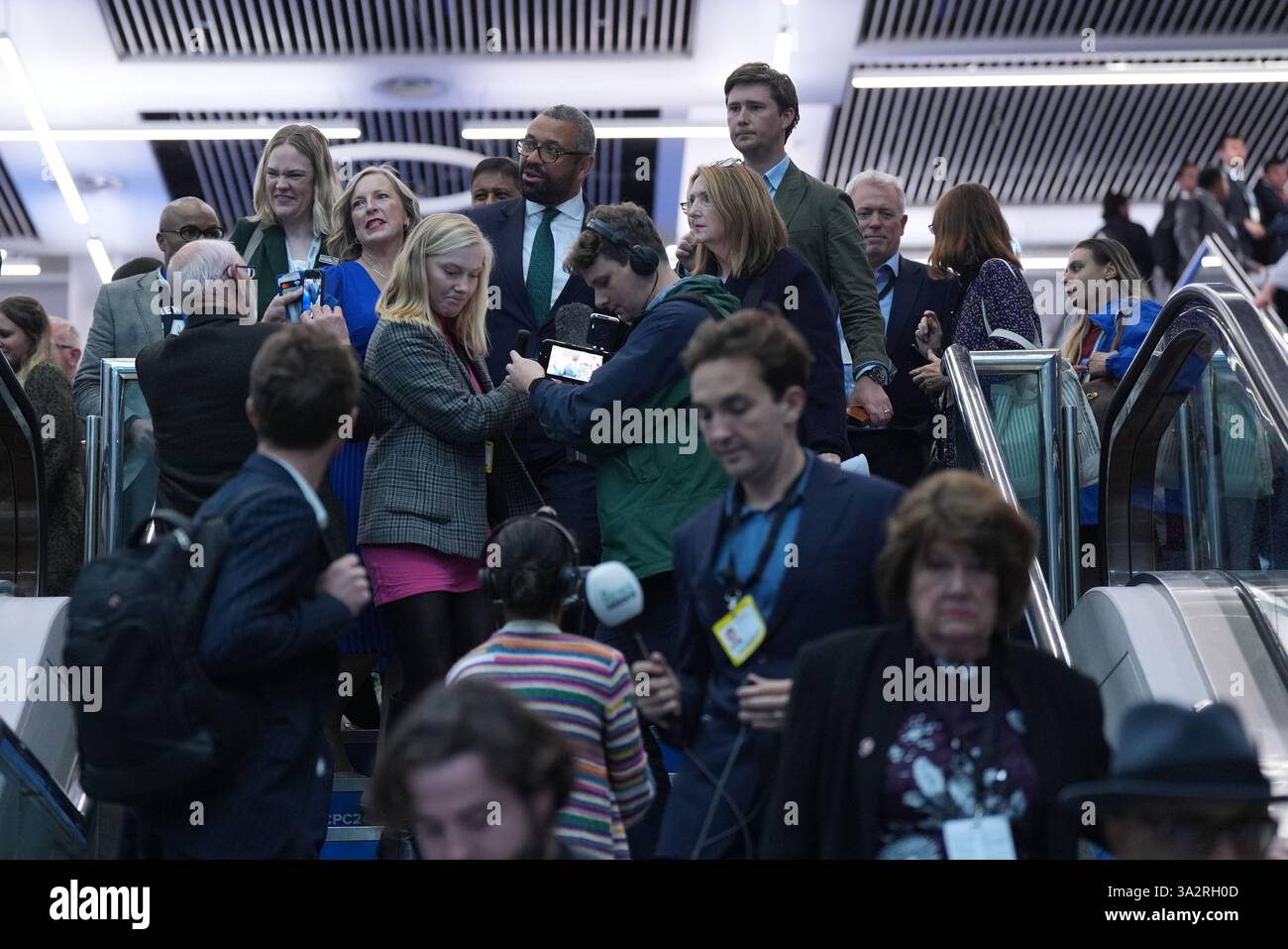 Tory leadership candidate, James Cleverly and his wife Susie are ...