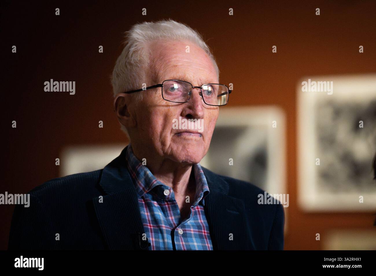 David Dimbleby at Towner Eastbourne art gallery in Eastbourne, East ...