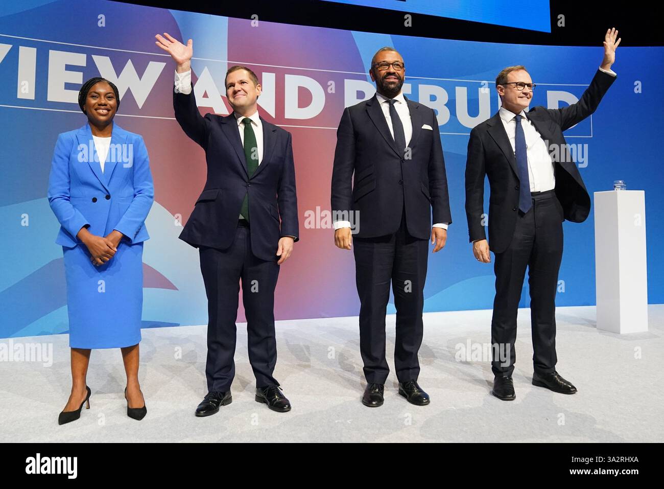 (left to right) Tory leadership candidates, Kemi Badenoch, Robert ...
