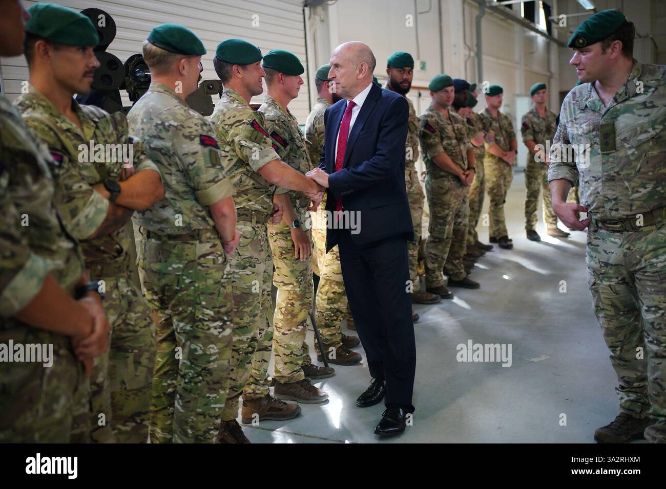 Defence Secretary John Healey visits Joint Forces service personnel at ...
