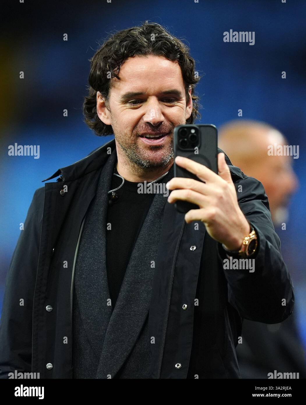 Owen Hargreaves during the UEFA Champions League match at Villa Park ...
