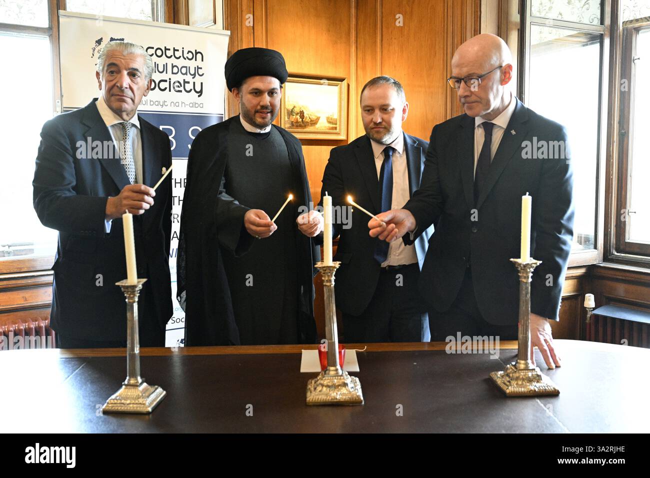 (left to right) Deputy Lord Lieutenant for the City of Edinburgh ...