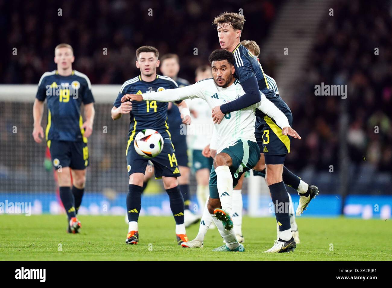 File photo dated 26-03-2024 of Northern Ireland's Jamie Reid and ...