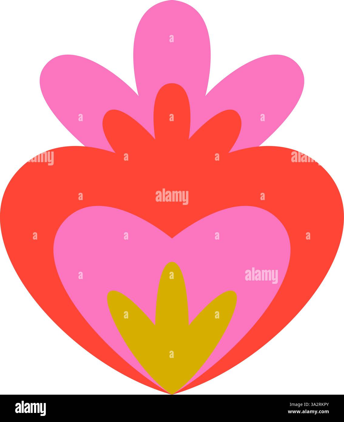 Mexican Sacred Heart Vector Cartoon Clipart Stock Vector Image & Art ...