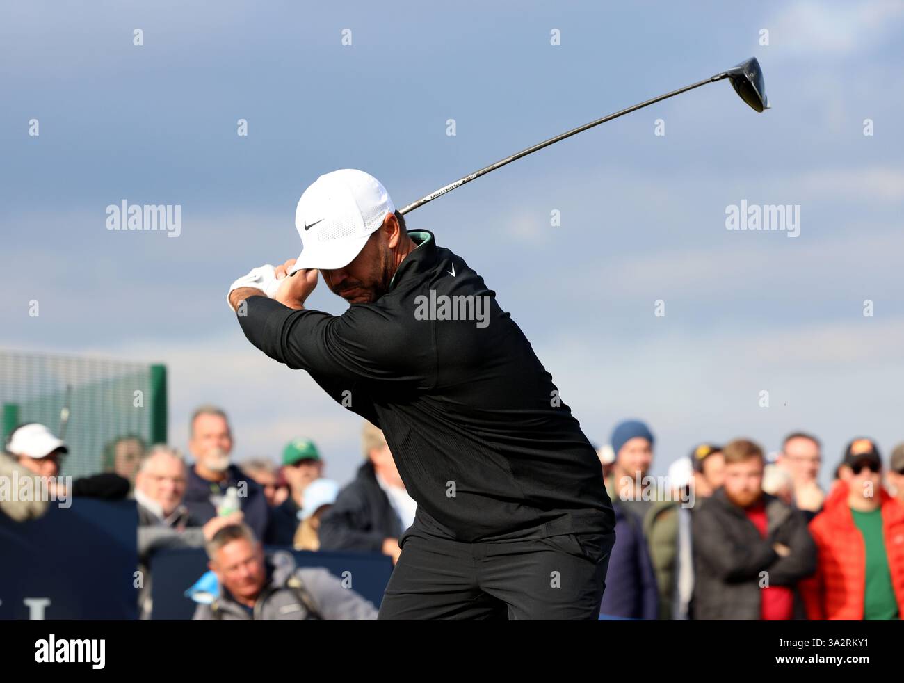 Brooks Koepka teeing off on the seventeenth during day three of the ...