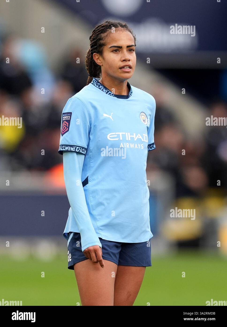 Manchester City's Mary Fowler during the Women's Super League match at ...