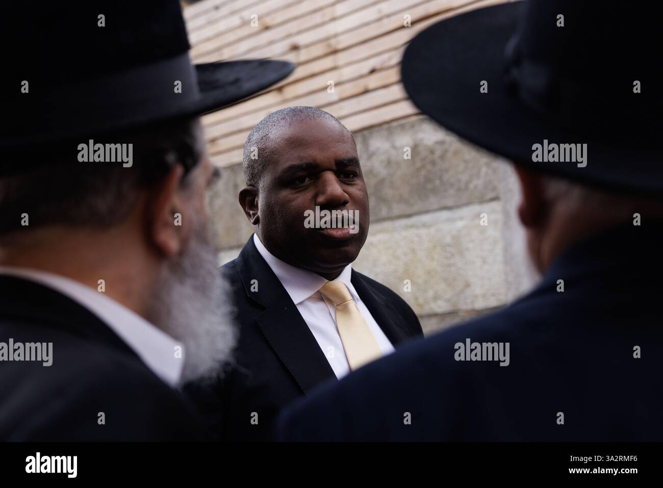 Foreign Secretary David Lammy with members of the Jewish community ...