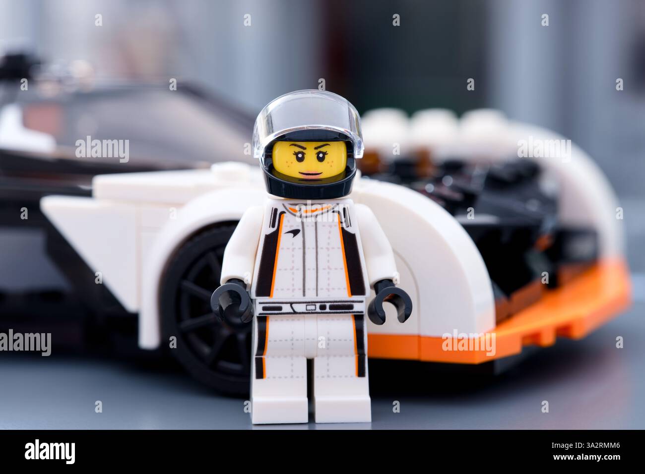 Tambov, Russian Federation - January 04, 2025 Lego McLaren Solus GT ...