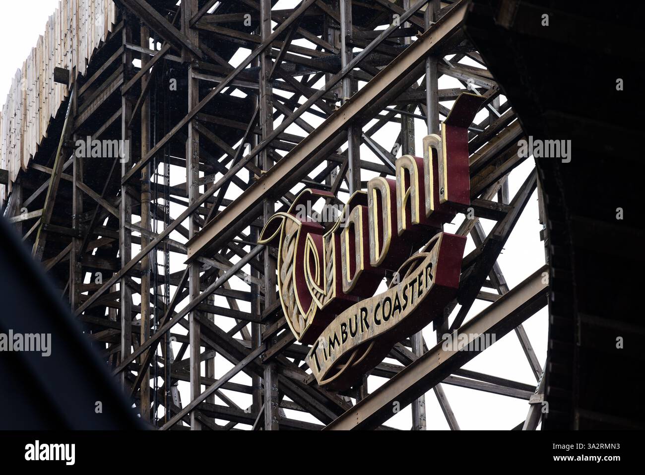 13 March 2025, Baden-Württemberg, Rust: The logo of the Wodan Timbur ...