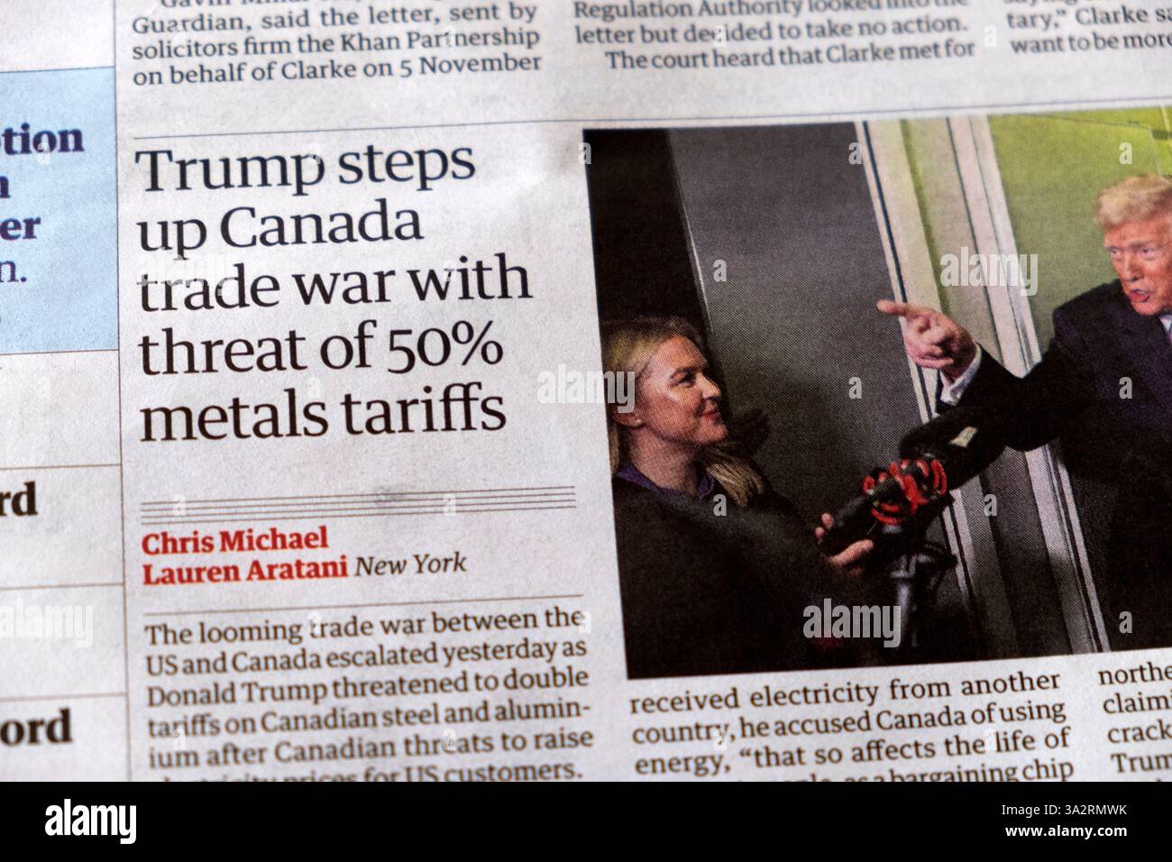 Tariffs trade war 2025 hi-res stock photography and images - Alamy