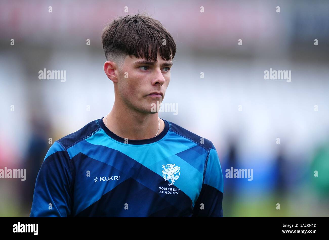 File photo dated 23-09-2024 of Somerset's Archie Vaughan, son of former ...