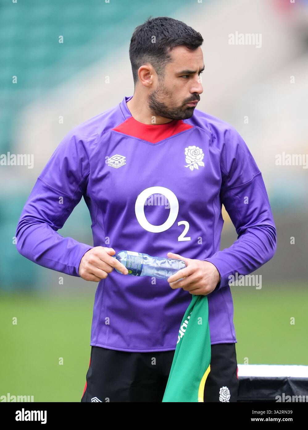 England's Alex Lozowski during a training session at the Allianz ...