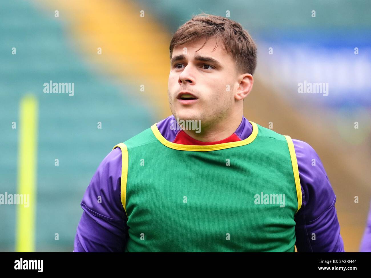 England's Theo Dan during a training session at the Allianz Stadium in ...