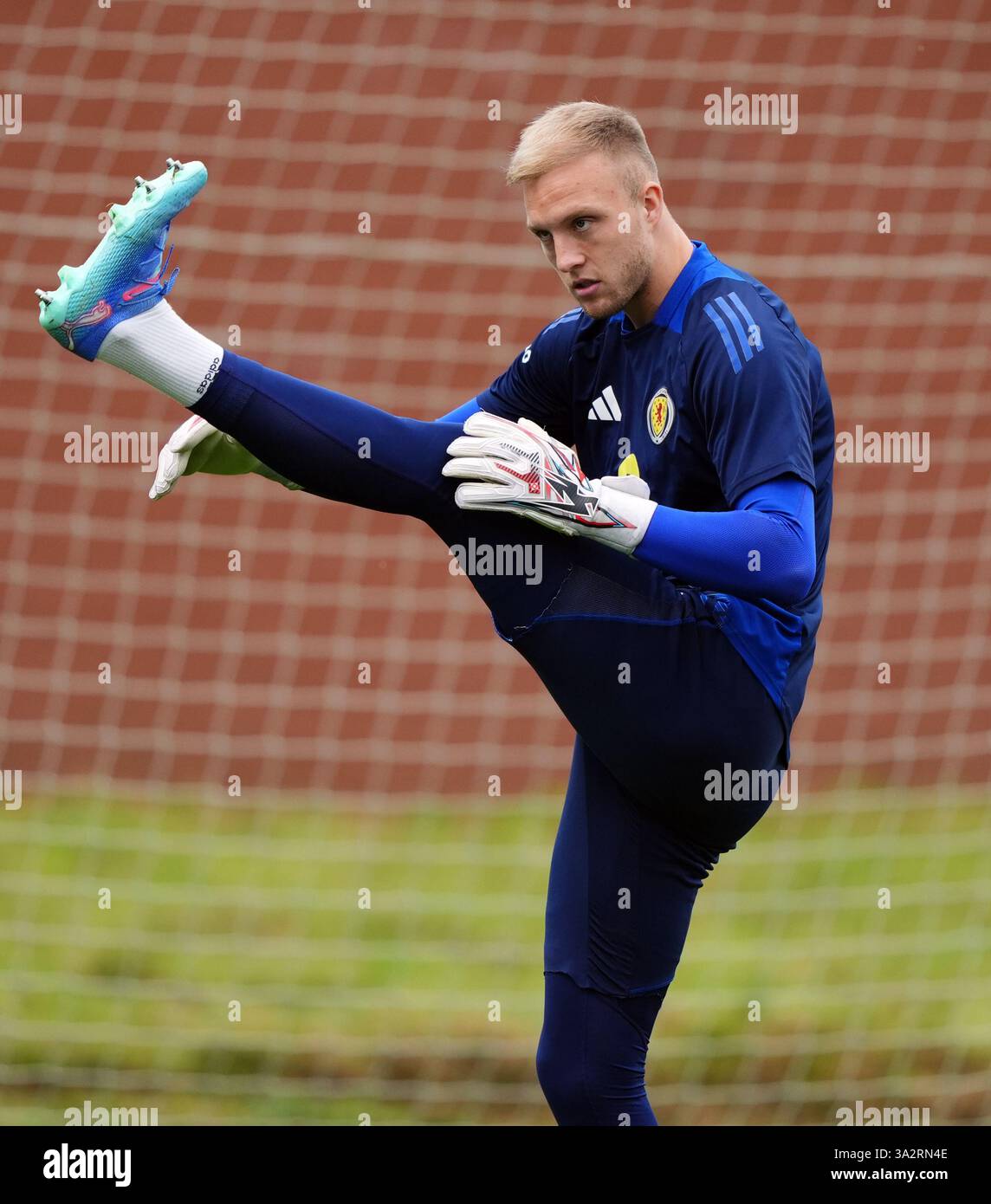 Scotland's Robby McCrorie during a training session at Lesser Hampden ...