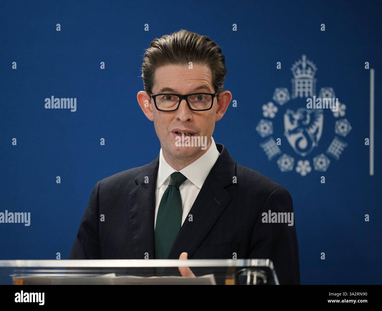 EMBARGOED TO 1300 TUESDAY OCTOBER 8 Ken McCallum, Director General of ...
