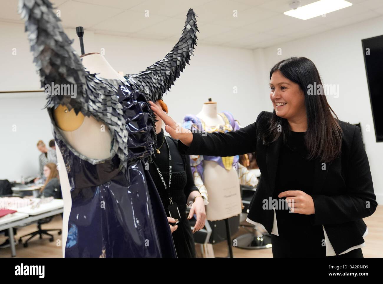 EMBARGOED TO 0001 WEDNESDAY OCTOBER 9 Culture Secretary Lisa Nandy ...