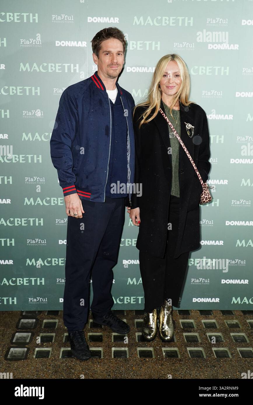 Jesse Wood and Fearne Cotton attend the West End opening night of ...