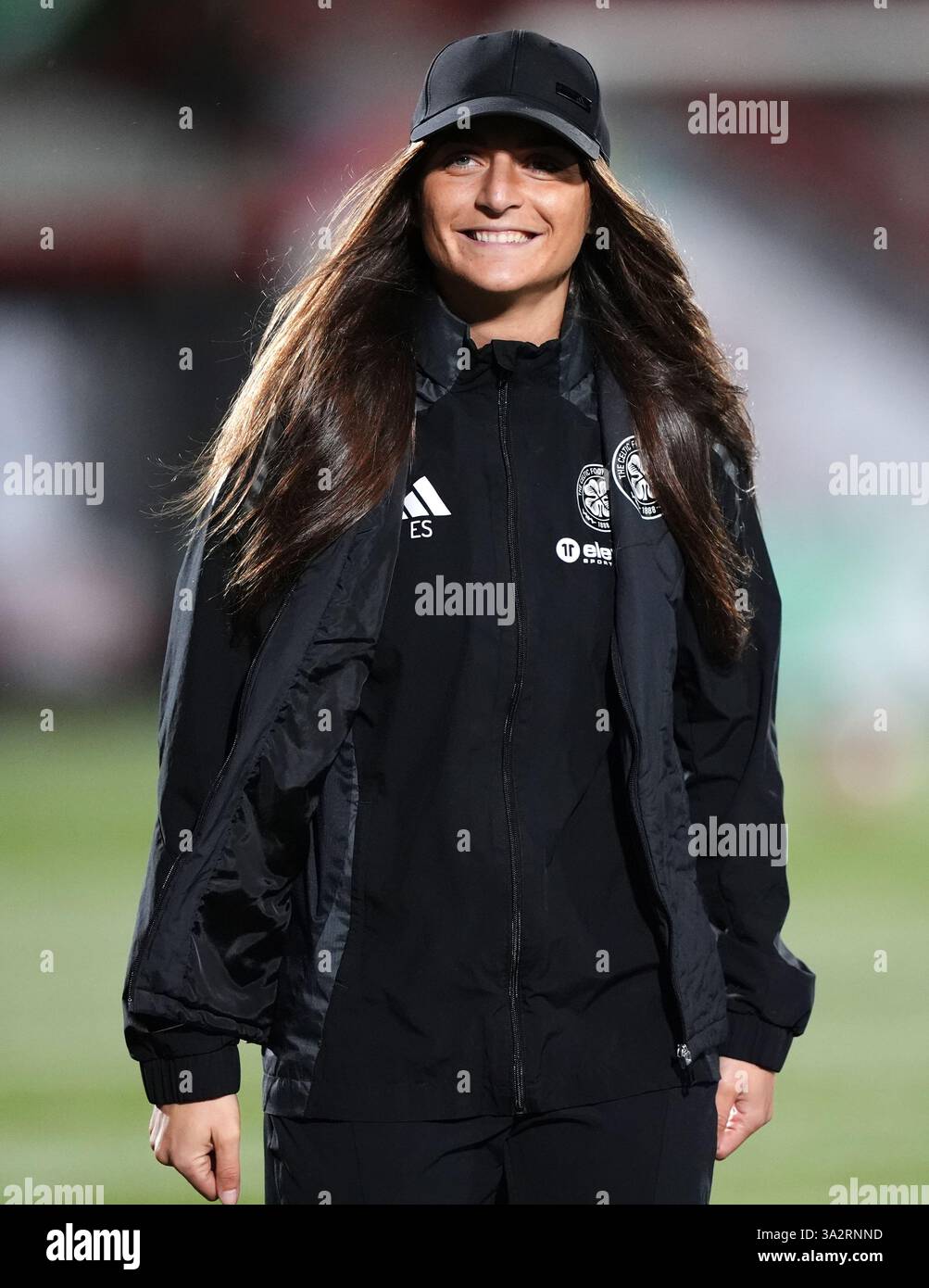 Celtic manager Elena Sadiku ahead of the UEFA Women's Champions League ...