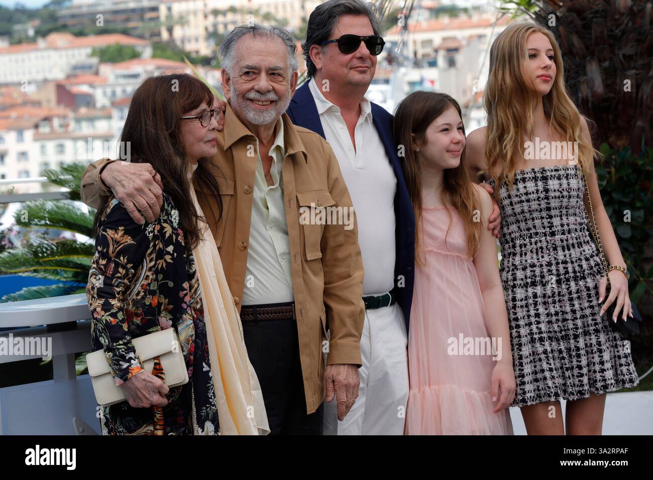 CANNES, FRANCE - MAY 17: Talia Shire, Francis Ford Coppola, Roman ...