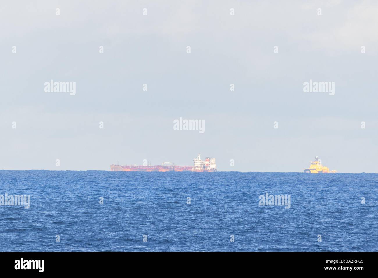 Withernsea, UK. 13 MAR, 2025. Cropped in photograph reveals views ...