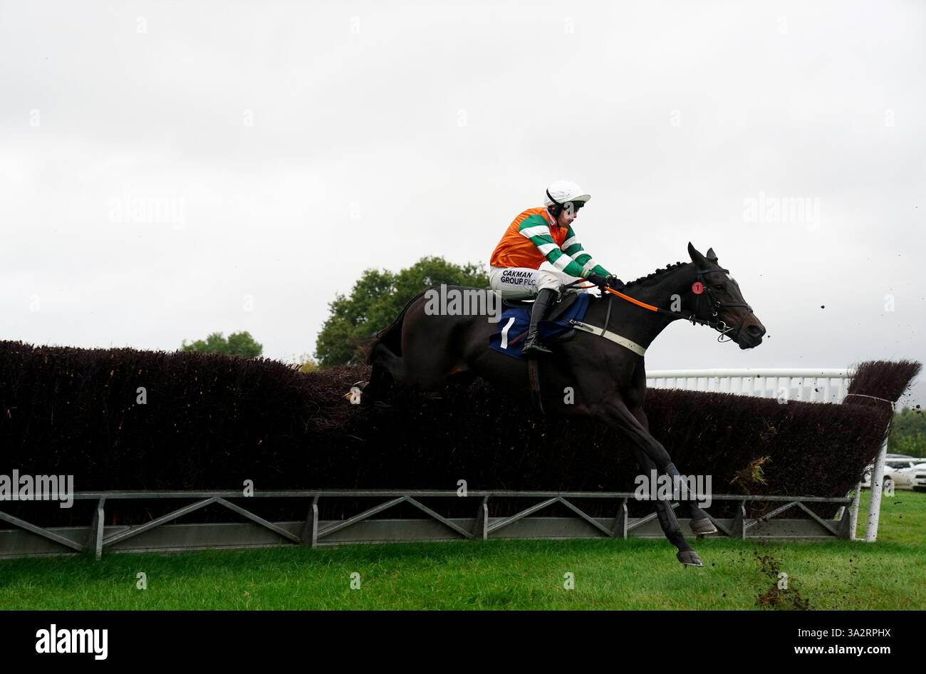 La Renommee ridden by Charlie Hammond on their way to winning the ...