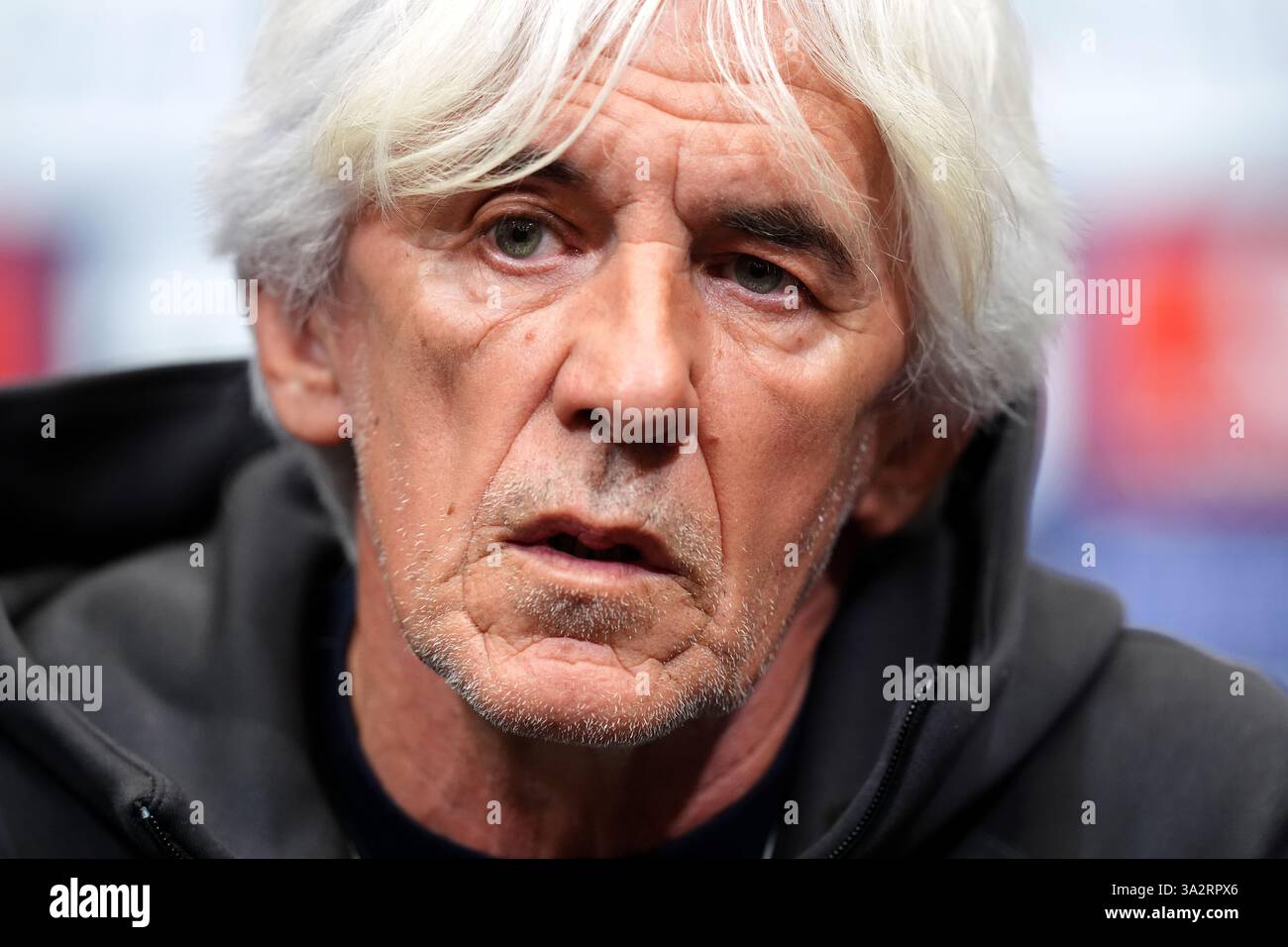 Greece manager Ivan Jovanovic during a press conference at Wembley ...