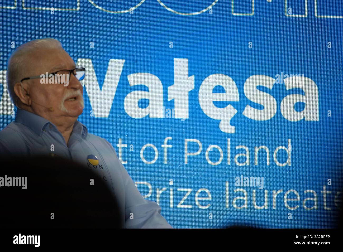 Former Polish President Lech Wałęsa at Euronews Poland Launch. Warsaw ...